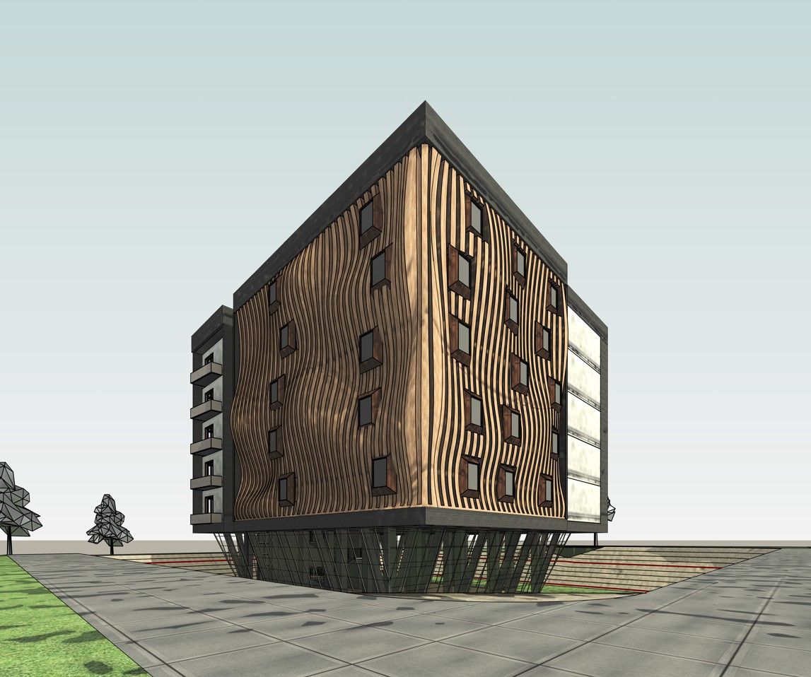 Mi proyecto del curso: Modelado de edificios paramétricos con Revit | Domestika